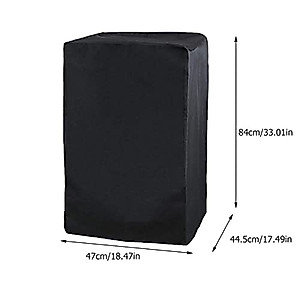 Yardwe Outdoor Furniture Covers Accessory Heavy- Outdoor Weather Resistant Barbecue Grill for Sun Storage Barbeque Protector Furniture Duty Garden BBQ Black Fabric Anti Cover Cloth Hibachi Grill