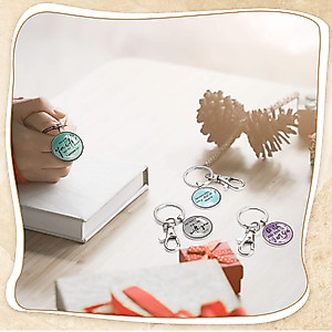 Fumete Christian Keychain Bulk Bible Verse Religious Keychain Scripture Quote Inspirational Gifts Supplies for Men Women (18)