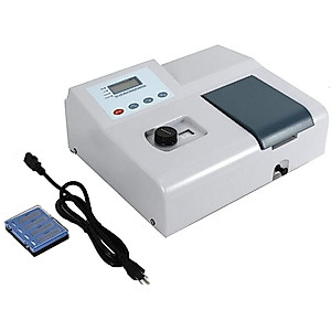Generic Spectrophotometer, 350-1020nm Visible Spectrophotometer, 721 Digital Lab Spectrophotometer, Spectral Bandwidth 6nm Tungsten Lamp Equipment Photometer 110V