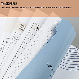 2022-2023 Monthly Planner - DRYEUUR Weekly & Daily Yearly Planner with 12 Tabs, 6.3"×8.4", Succinct Monthly Planner Yearly Agenda, Flexible Hardcover Notebook(Snow Mountain)