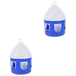 Mipcase Ser of 2 Pigeon Water Feeder Bird Water Drinker Pigeon Water Drinker Plastic Pigeon Feeder Pigeon Water Dispenser