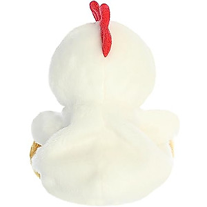 Aurora® Adorable Palm Pals™ Cooper Chicken™ Stuffed Animal - Pocket-Sized Play - Collectable Fun - White 5 Inches
