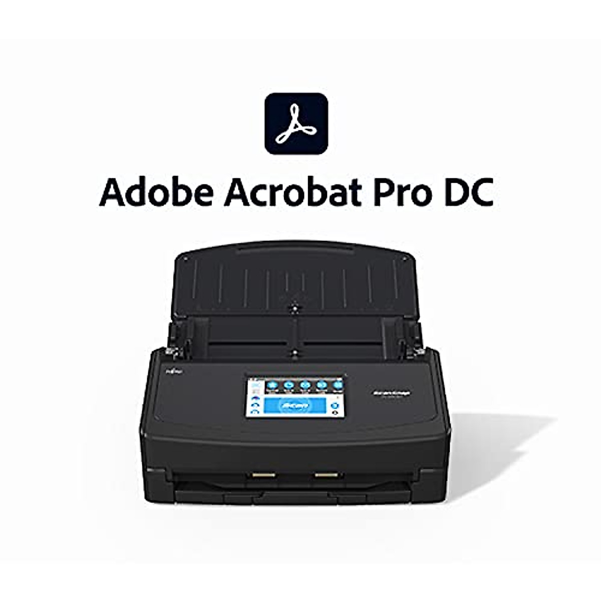 Fujitsu ScanSnap iX1600 Deluxe Versatile Cloud Enabled Document Scanner with Adobe Acrobat Pro DC for Mac or PC, Black