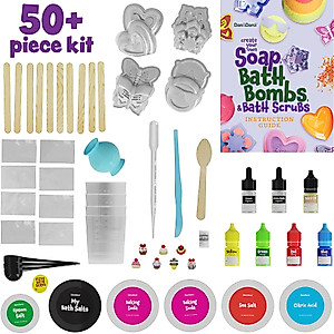 Soap & Bath Bomb Making Kit for Kids, 3-in-1 Spa Science Kit, Easter Craft Gifts For Girls & Boys Age 6 7 8 9 10-12 Year Old Girl Crafts Kits : DIY Experiment Toys, Craft Gift For Kids Ages 6-12