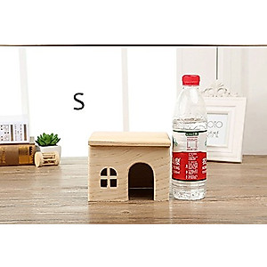 OMEM for Small Animals House Natural Life Tunnel System Such as Hamsters, Guinea Pigs, Golden Bears, Hedgehogs, Rabbits, Turtles, Easy to Clean (S)