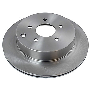 TRQ Rear Brake Pad & Rotor Kit Ceramic Compatible with 03-20 INFINITI 03-22 Nissan