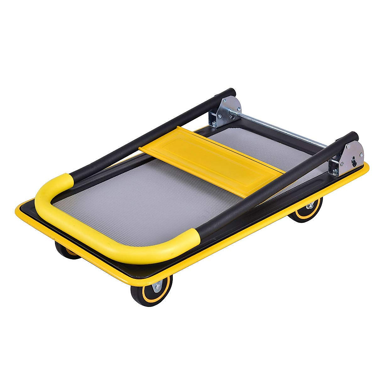 TimmyHouse Moving Cart Heavy Duty Folding Warehouse Utility Dolly Push Hand Truck Trolley