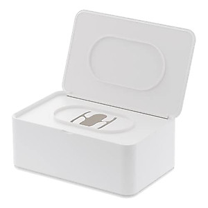 Yamazaki Home Smart Wet Tissue Case - Flushable Wet Wipes Holder Dispenser Storage Box Container For Bathroom - Abs Plastic