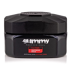 Gummy Hair Gel Maximum Hold & Extreme Look, Alcohol Free Hair Gel, 7.43 Fl Oz (Pack of 1) 220 ml