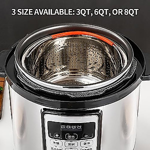 Steamer Basket for Instant Pot, Vegetable Steamer Basket Stainless Steel Steamer Basket Insert for Pots (3qt)