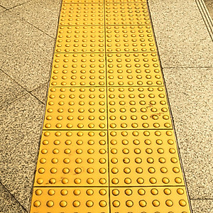 BESPORTBLE 10 Pcs Blind Brick Outdoors Stickers Decorative Blinds Decorative Stickers Tactile Paving Tiles Plastic Blind Floor Tiles Blind Tracks Brick Practical Blind Brick Blind Road Supply