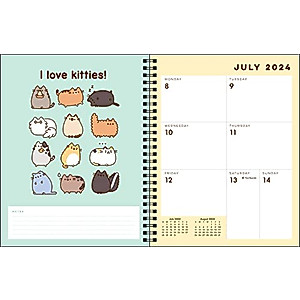Pusheen 16-Month 2023-2024 Weekly/Monthly Planner Calendar