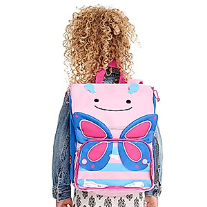 Skip Hop Big Kid Backpack, Zoo Kindergarten Ages 3-4, Butterfly
