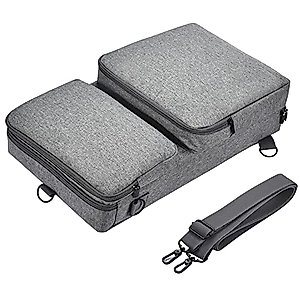 Seracle Carrying Case Portable Bag Travelling Case Compatible with DDJ-FLX4 / DDJ-400 / DDJ-SB3 Portable Controller and DJ Headphone (Gray)
