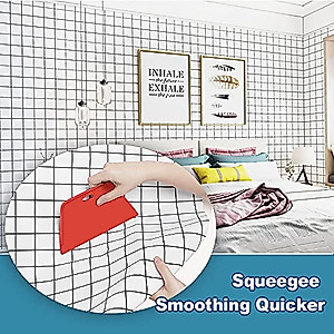 tiptopcarbon Wallpaper Smoothing Tool Kit Wallpaper Tools for Peel and Stick Contact Paper Hanging Vinyl Backsplash Window Film