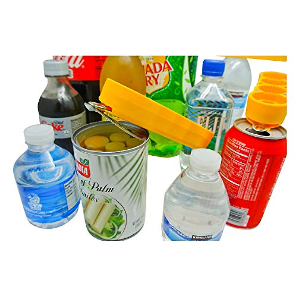 Arthritis Bottle Opener - magic Opener COMBO | Water Bottle Opener | Twist-off - Plastic Bottles | Easily open over 16 different plastic cap sizes | Arthritis Help | Arthritis Aids |Pull Tab Soup Cans