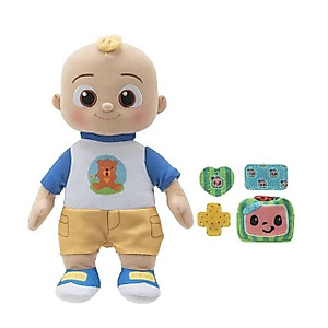 CoComelon Official Musical Doll Collection, Soft Plush Body, JJ + Cody Sing Along Friends (Boo Boo JJ Deluxe Plush)