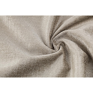 Liz Jordan Hill Beige Luxury Chenille Upholstery Fabric by The Yard Water Cleanable Stain Resistant Material for Chair Fabric for Ac Spirit Off White