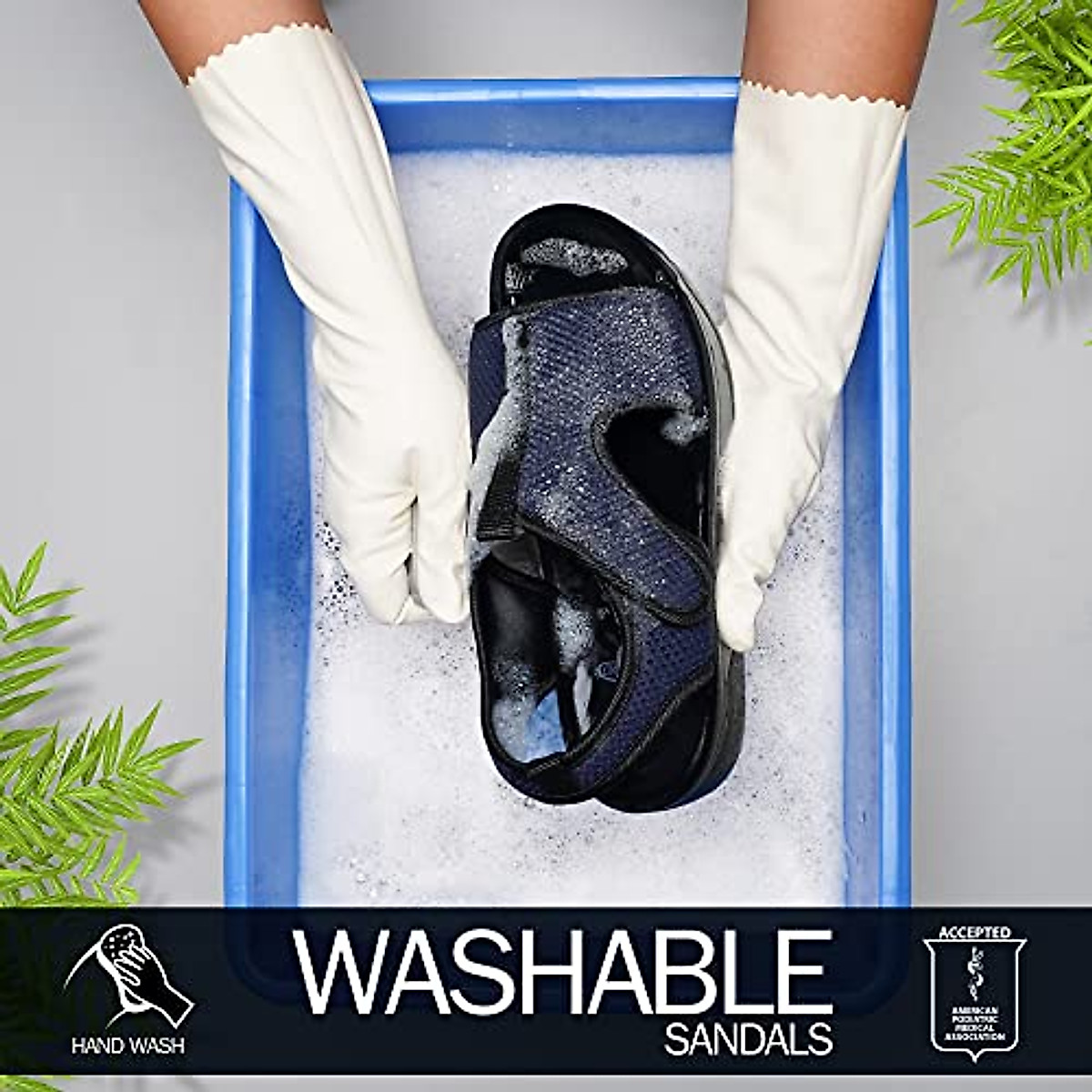 AEROTHOTIC Hiking Darin Women’s Summer Comfort Back Strap Sandals (Darin Navy, size 6)