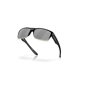 Oakley Men's OO9189 TwoFace Square Sunglasses, Matte Black/Chrome Iridium, 60 mm