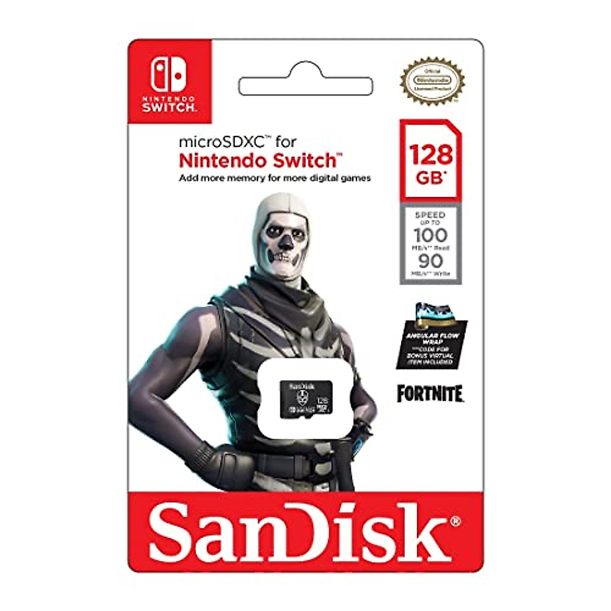 SanDisk 128GB microSDXC Card Licensed for Nintendo Switch, Fortnite Edition - SDSQXAO-128G-GN6ZG