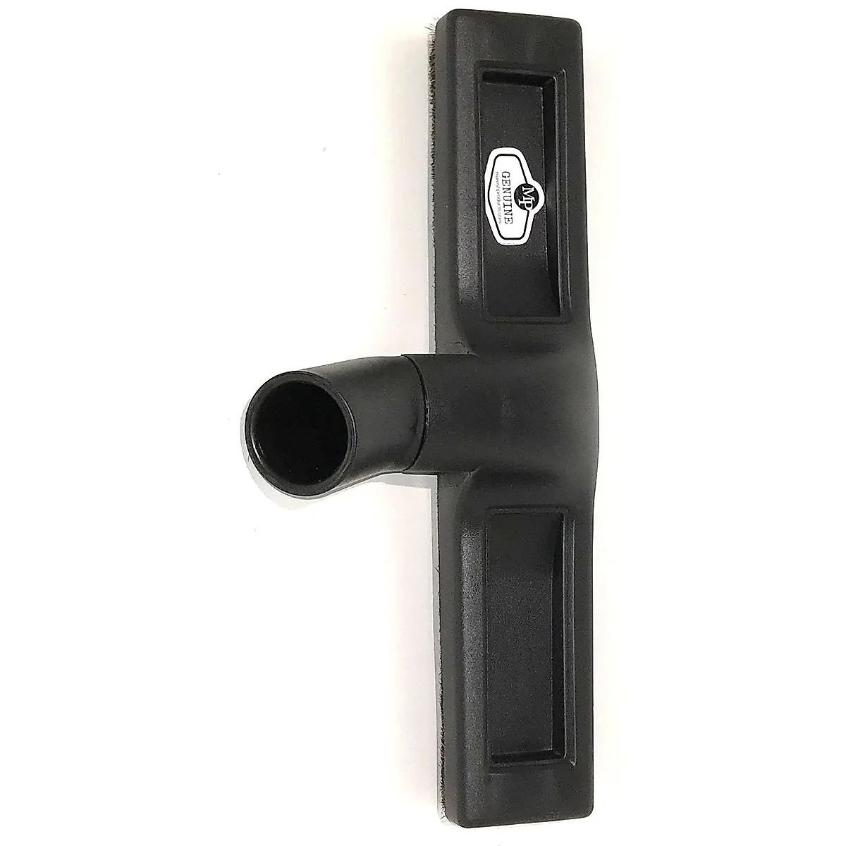 MP Maresh Products Vacuum Brush Attachment Compatible with Central Vac - Horse Hair Bristles for Thorough Cleaning, Bare Floor or Wall Brush, Replacement Part for Central Vac - 12" with Wheels (Black)