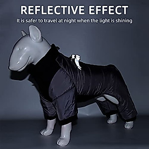 Windproof Warm Full Body Coat for Small Dogs Waterproof Small Dog Coats for Puppy Quality Puppy Winter Clothes Reflective Outdoor Snow Jacket