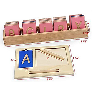 Amazing Child Mini Grooved Letter Tiles: Upper Sassoon Case with Stylus
