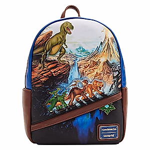 Loungefly Land Before Time Poster Womens Double Strap Shoulder Bag Purse