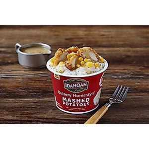 Idahoan Buttery Homestyle Mashed Potatoes, 1.5 oz cup (12-Pack)