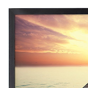 Gallery Solutions 12x18 Black Wood Wall Photo Frame