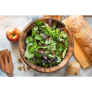 Ironwood Gourmet Salinas Extra Large Fruit and Salad Bowl, Acacia Wood