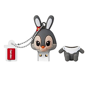 GARRULAX USB Flash Drive, 8GB / 16GB / 32GB USB 2.0 Updated Waterproof USB Memory Stick Date Storage Pendrive Thumb Drives (32GB, Gray Rabbit)
