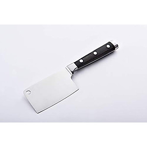 Seven Lotus Cheese Knife - Sharp Premium Stainless Steel Hatchet Blade - Original Home Essentials - Bar Tool Knives - Unique Gift - Perfect for Cutting Parmesan to Brie Cheeses - Great for Picnic