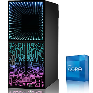Gaming PC Desktop Intel core i5 6th Gen, Horizon+ with AMD RX-550 4GB DDR5, 16GB RAM, 1TB SSD + 2TB HDD, HDMI, DVI, VGA, RGB Keyboard, Mouse, WiFi, Windows 10 Professional (Renewed)