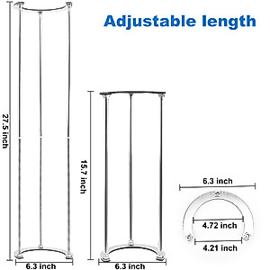 Undermount Sink Repair Support Brackets - Stainless Steel Sink Mounting Hardware Undermount Sink Adjustable Support(15.7-27.5 inch)