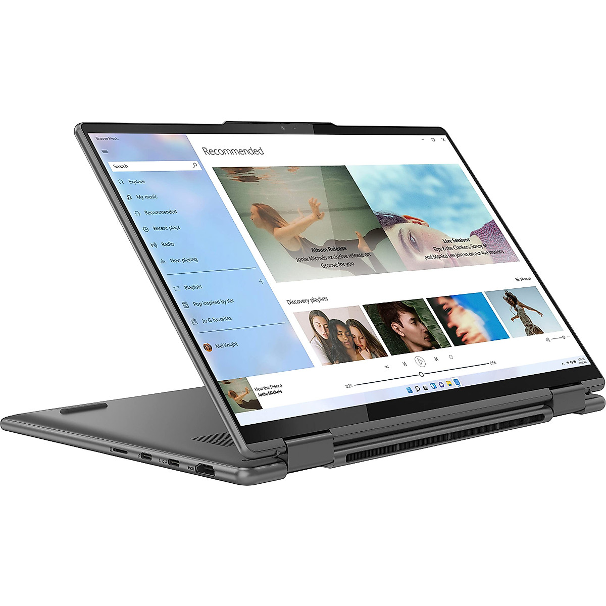 Lenovo Yoga 7i 2-in-1 Laptop, 14" 2.2K Touchscreen, Intel 12th Evo Platform 10-Core i5-1235U, 8GB LPDDR5 RAM, 512GB SSD, Intel Iris Xe Graphics, Thunderbolt, Backlit KB, FP, Win11 H, W/Stylus Pen