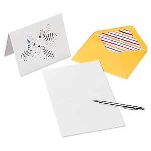 Papyrus Blank Birthday Cards, Party Animal (20-Count)