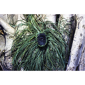 Ghillie Skin Compatible with Arlo PRO, 2 Smart Security Home Camera, Black Silicone Skin Case Cover for Arlo PRO & Arlo PRO 2 Smart Security Wire-Free Cameras, 1 Set