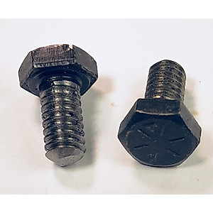 Serval Products 1/4-20 X 1 Left Hand (Reverse) Thread Hex Bolt Grade 8 Full Thread (2-Pack)