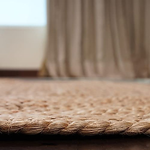 HOMEMONDE Braided 2 x 8 Feet Jute Rugs Hand Woven Doorway Runner Rug for Bedroom, Indoor