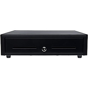 Star Micronics TSP143IIIU Bundle - USB Thermal Receipt Printer with 16" x 16" 5 Bill / 8 Coin Value Series Cash Drawer Featuring 2 Media Slots - Gray/Black