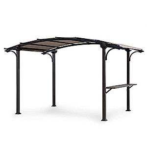 Garden Winds Replacement Canopy Top Cover Compatible with The Wilson & Fisher Capilano Pergola Gazebo - Riplock 500