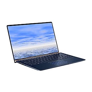 ASUS ZenBook UX333FA-DH51 Laptop (Windows 10, Intel Core i5-8265u 1.6GHz, 13.3 LCD Screen, Storage: 256 GB, RAM: 8 GB) Dark Royal Blue (Renewed)