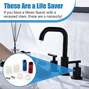 97479 Faucet Repair Kit Replacement for Moen Monticello Widespread Bathroom Sink Faucet Stem Extension Kit