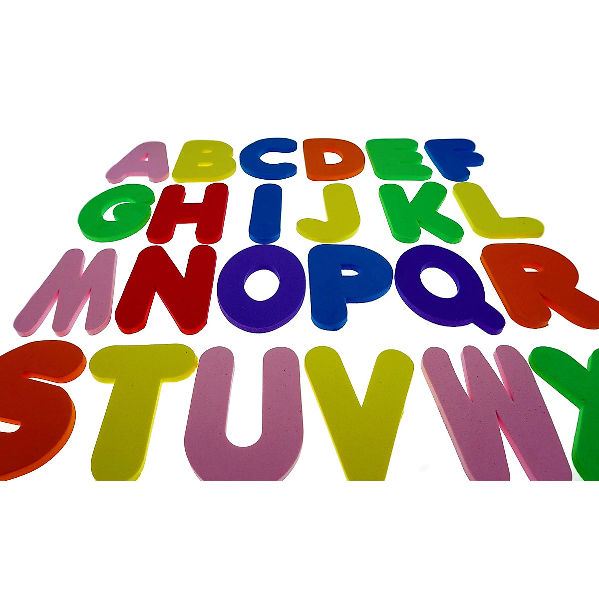 Non-Toxic ABC Alphabet Foam Letters Tiles 26 Pieces Soft Foam Colorful Learning Tool for Girl Boy & Toddlers Educational Game & Baby Bath Toys. Party Favor Baby Toys Classroom Supplies Lette-2206-1