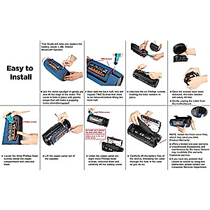 rapthor 10000mAh Replacement Battery for JBL Xtreme Bluetooth Speaker fits JBL GSP0931134 High Capacity Li-Polymer Replacement Battery with DIY Tools