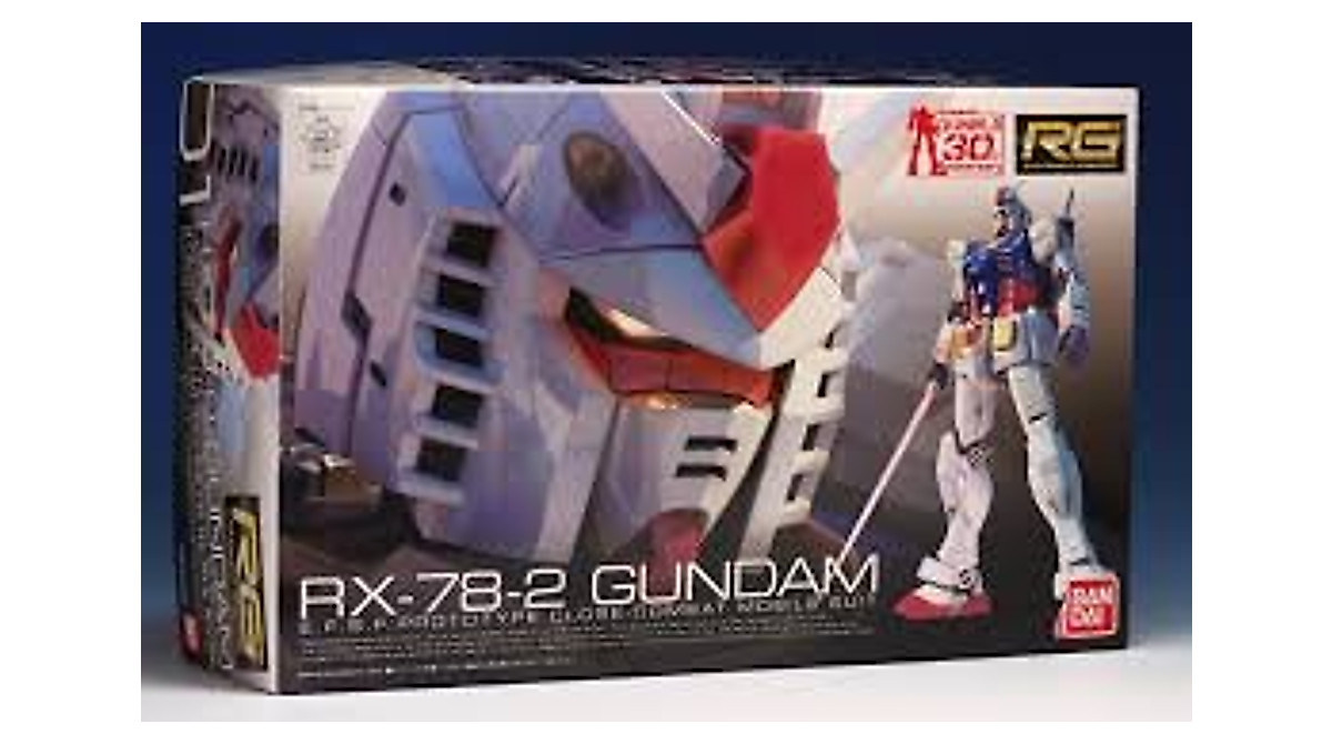 Bandai RX-78-2 Gundam 1/144 Real Grade Model Kit - Detailed & Poseable
