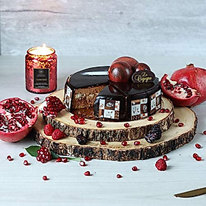 EcoAroma Sea Salt & Citrus Scented Organic Coco-Soy Jar Candles Hand Poured Natural Flower Extracted Fragrance Oils Botanical Candles for Aromatherapy Home Scent & Xmas Gifts 12 Oz