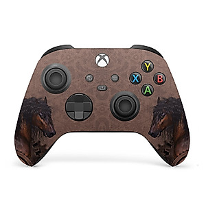 Head Case Designs Officially Licensed Simone Gatterwe Mechanical Gear Steampunk Horse Vinyl Sticker Gaming Skin Decal Cover Compatible with Xbox Series X Console and Controller Bundle
